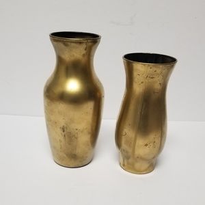 Accents | Gold Color Rustic Vase Set | Poshmark